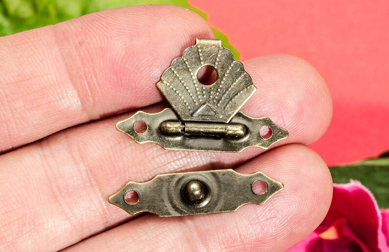 10 Padlock Hasps Classical Small Metal Lock Catch Latches | Etsy