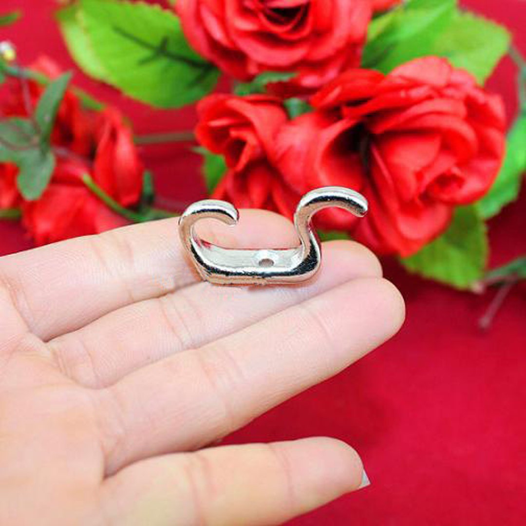 5 White Stand Hanger Antique Style Metal Hook S Style Hook - Etsy