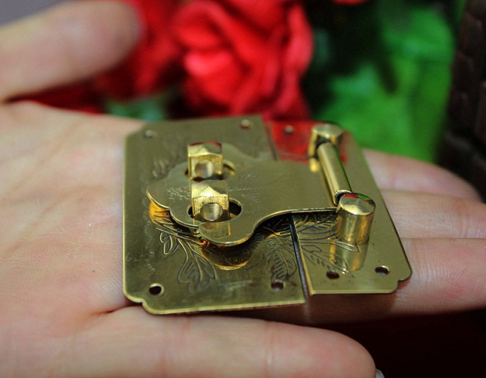 Copper Hasp Buckle Latches Classical Golden Yellow Senior Wine - Etsy