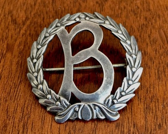 Alphabet Letter Pins in Black & White - Etsy