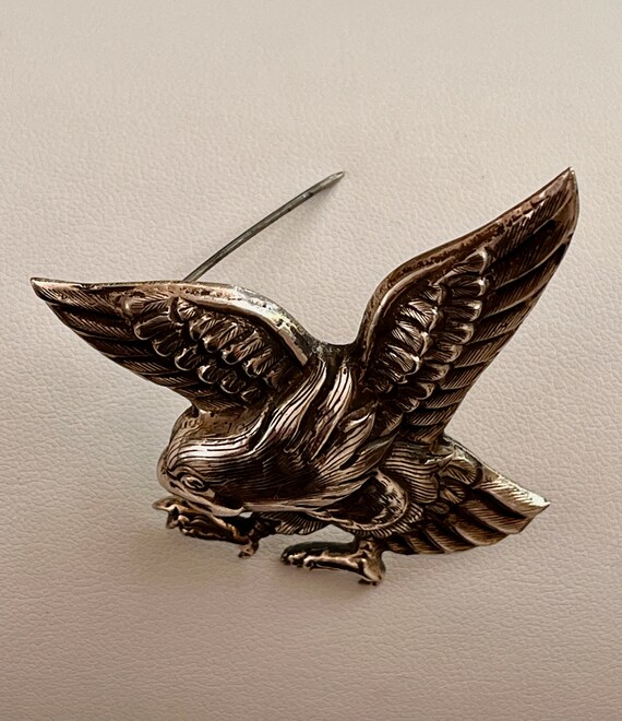 Sterling EAGLE Pin/Sterling Silver EAGLE Pin/Sterling… - Gem