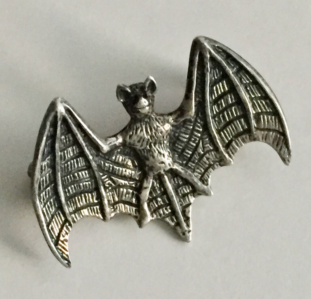 WEBSTER Sterling Silver BAT Pin, Sterling Silver Bat Pin, Webster ...