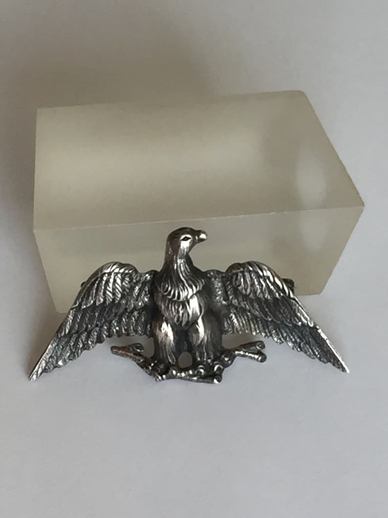 GEMSCO Sterling Navy Eagle Shield Crossed Anchors Pin/usn | Etsy