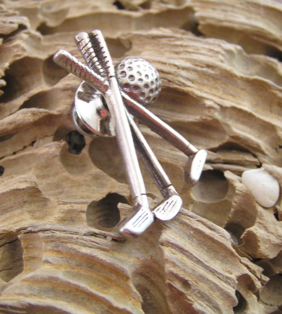 Sterling Golf Club Pin/vintage H&H De Matteo Sterling Golf Clubs Pin ...