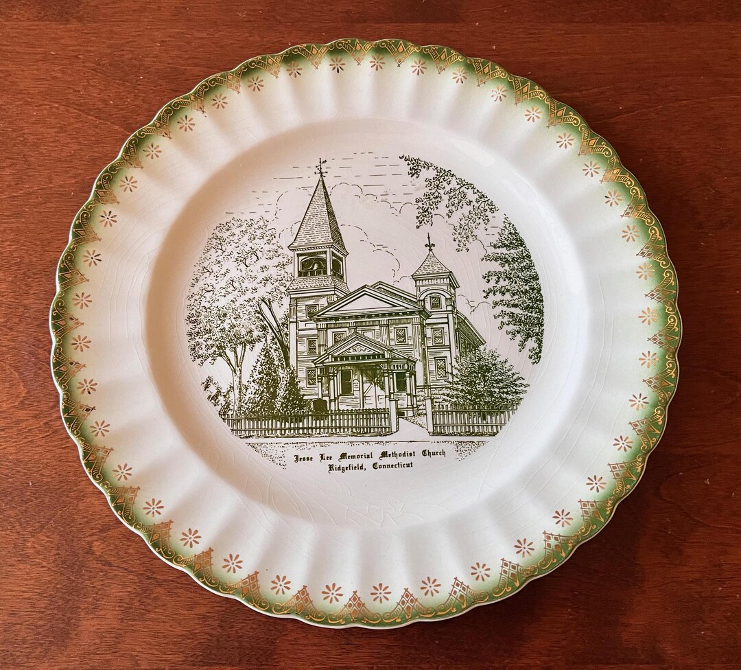 Church Collector Plate World Wide Art Studios Ridgefield, CT, World Art ...