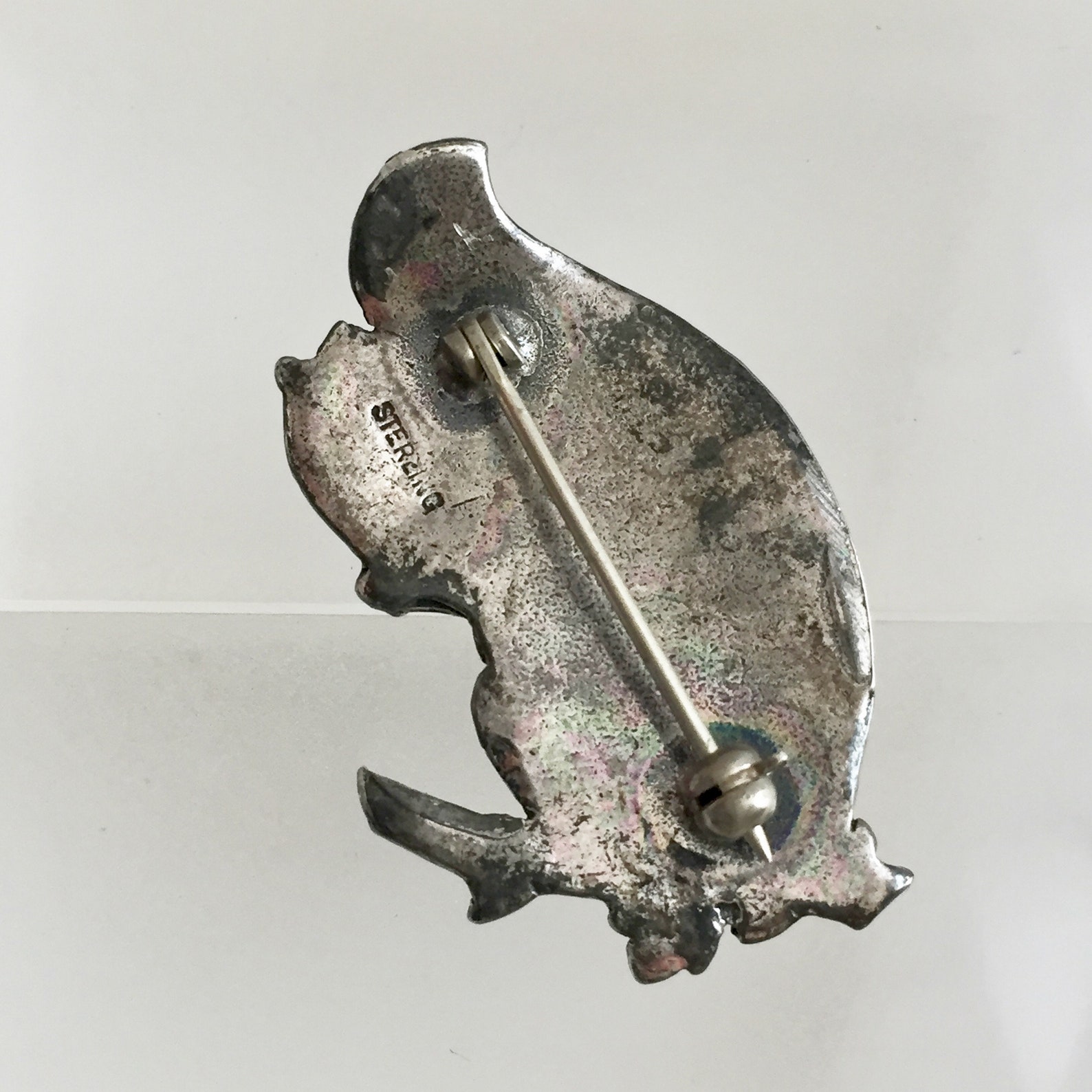 Vintage Sterling Silver Squirrel Pin/sterling Silver Squirrel - Etsy