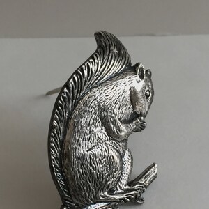 Vintage Sterling Silver Squirrel Pin/sterling Silver Squirrel Pin ...