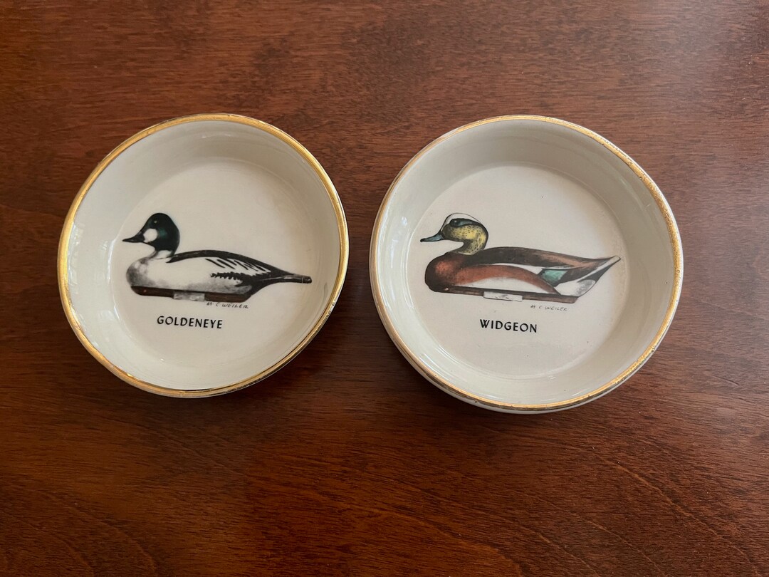 M C Weiler Duck Trinket Dishes/vintage M C Weiler DUCK Trinket Dish ...