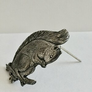 Vintage Sterling Silver Squirrel Pin/sterling Silver Squirrel Pin ...