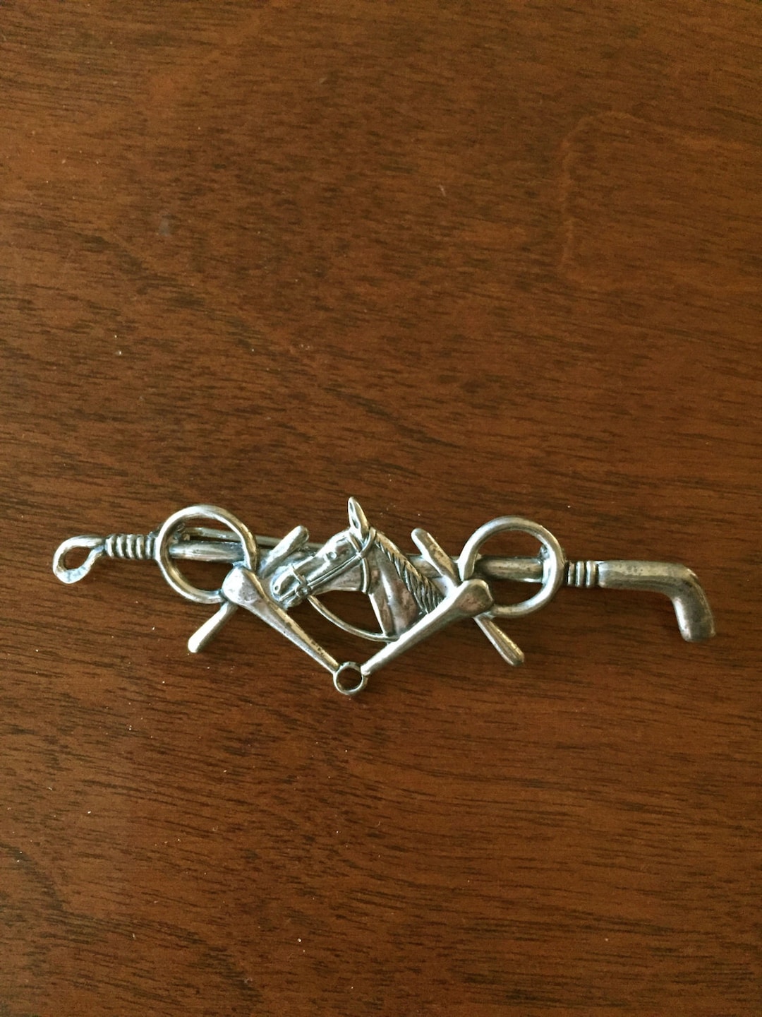 Sterling Horse Head Riding Crop/bridle Pin/sterlingsilver Horse Pin ...