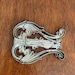 Lang Sterling Silver LYRE HARP Pin/sterling LYRE Pin/sterling Silver ...