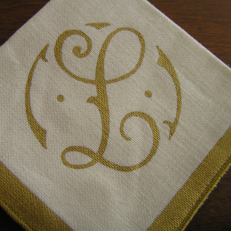 Letter Coaster - Etsy