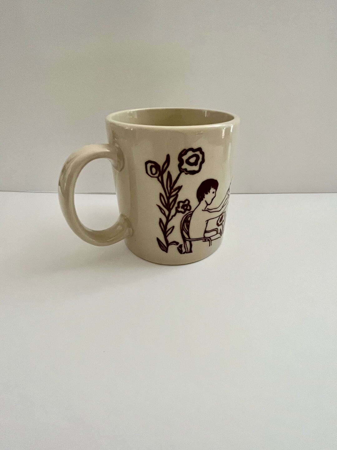 Taylor and Ng Coffee Mug/1978 Brown BOY GIRL HORSE Mug/vintage ...