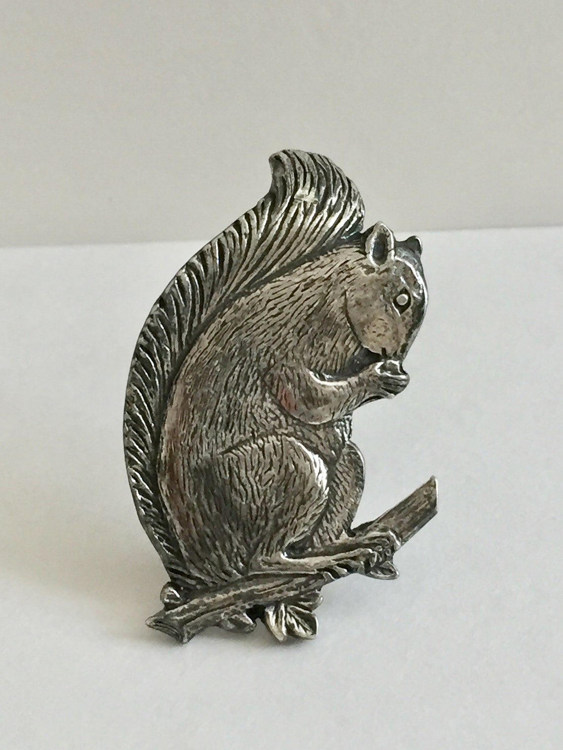 Vintage Sterling Silver Squirrel Pin/sterling Silver Squirrel - Etsy