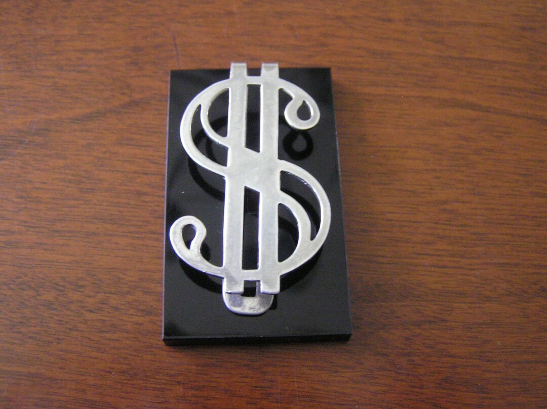 Ballou Sterling Silver Money Clip, Vintage Sterling Silver Figural ...