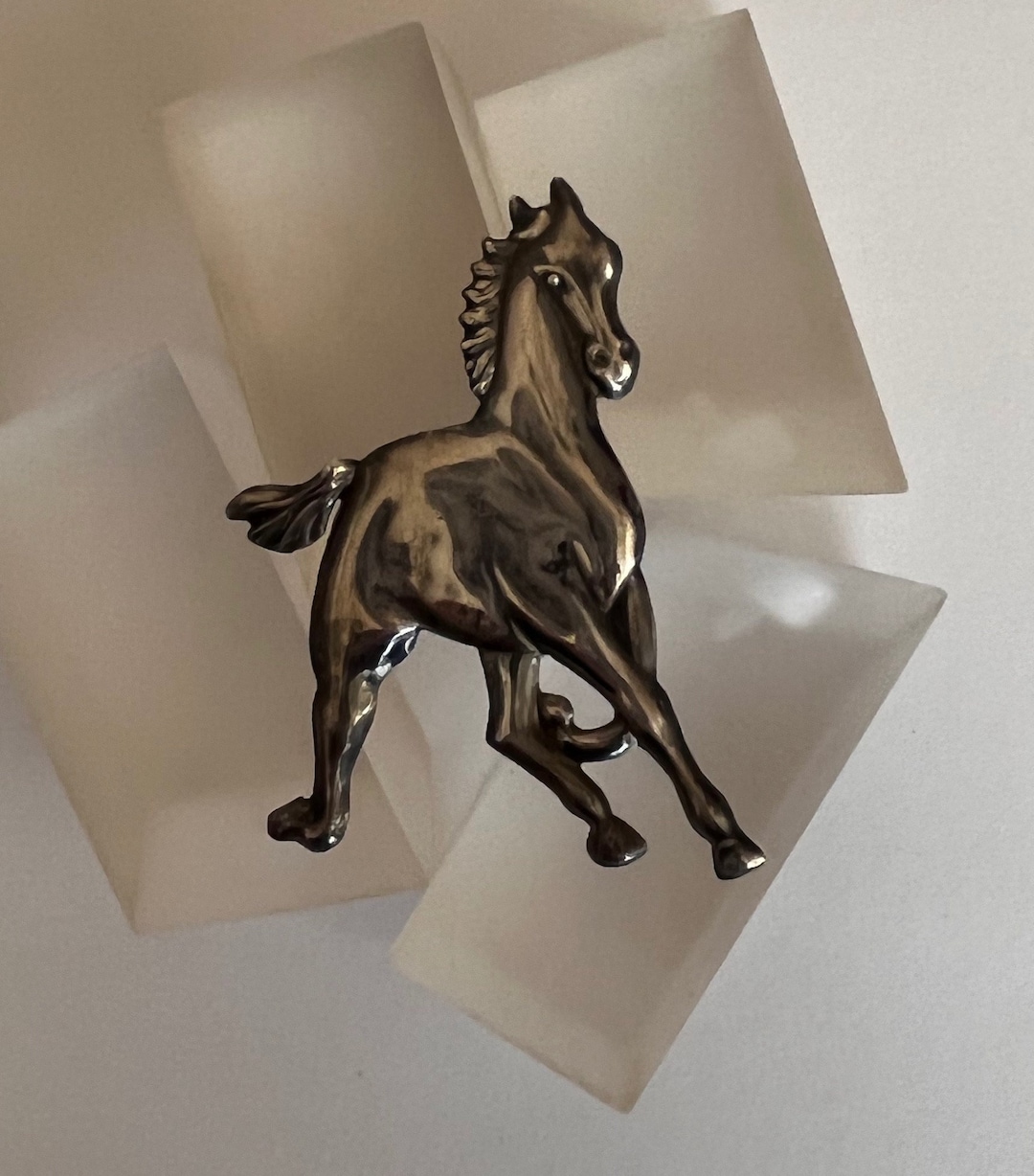 Vintage Sterling Horse Pin/vintage Sterling Silver HORSE Pin/vintage ...