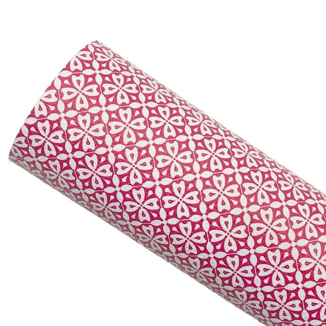 RASPBERRY JULIET TILE Custom Printed Leather - Etsy