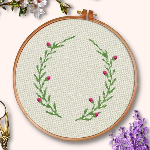 Cross Stitch Borders Pattern Simple Modern PDF Download - Etsy