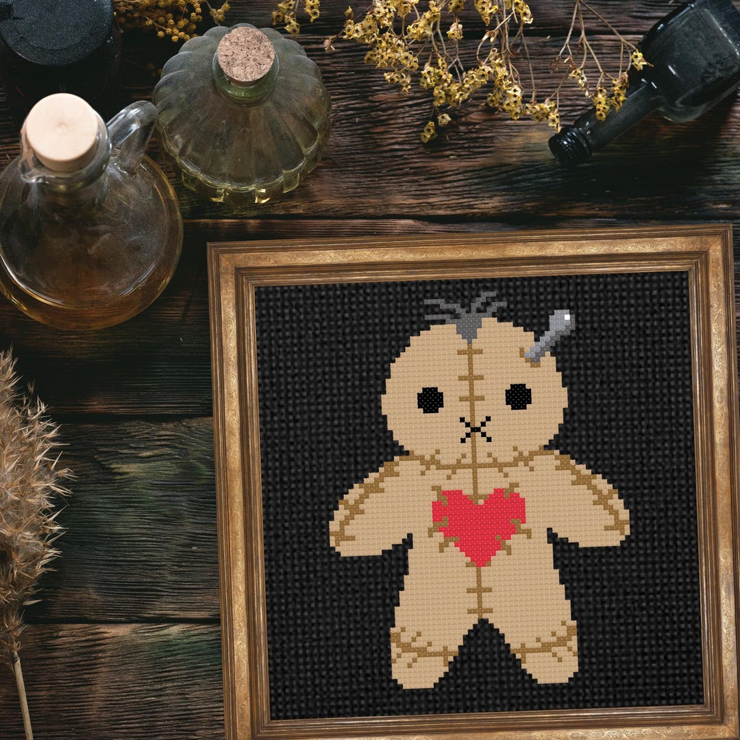 Voodoo Doll PDF Cross Stitch Pattern Needlecraft - Instant Download ...