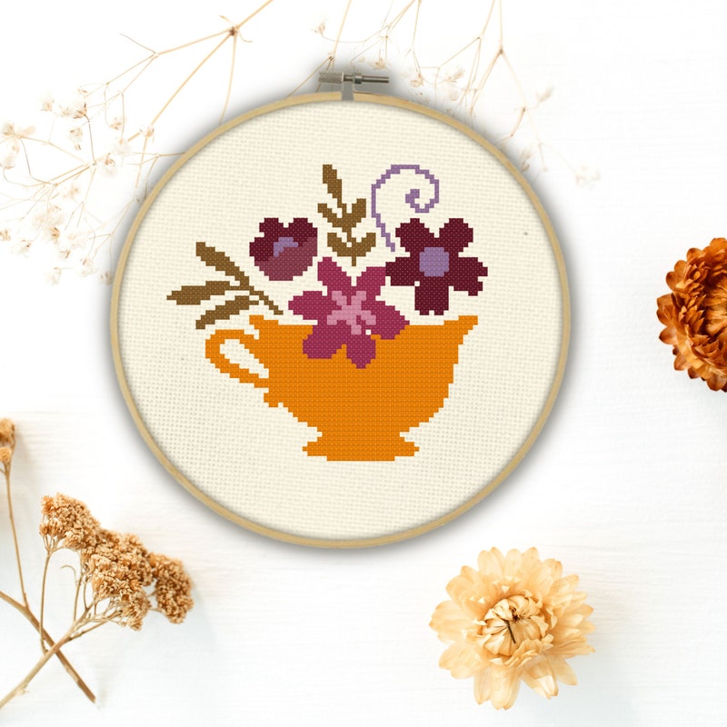 Teacup Flowers - Etsy