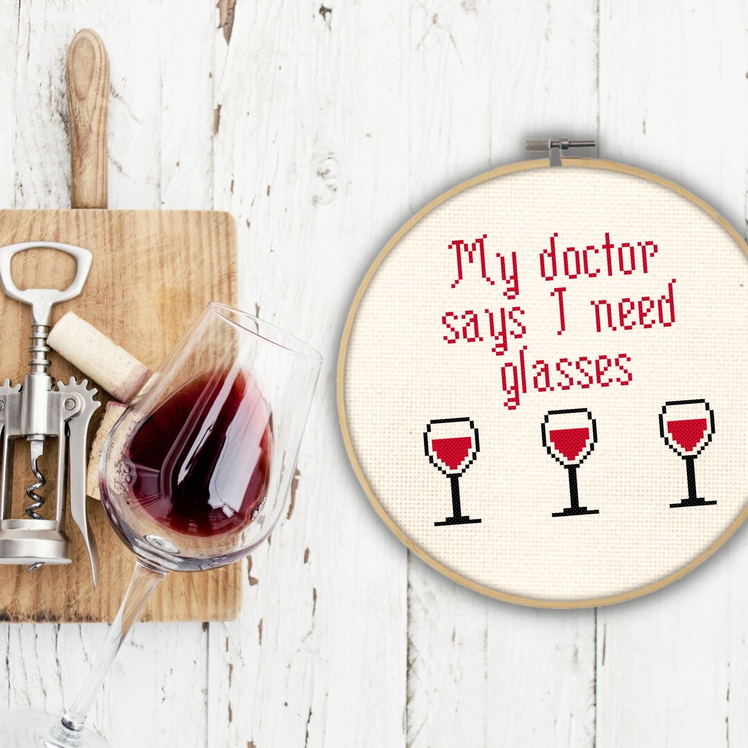 My Doctor Says PDF Cross Stitch Pattern Needlecraft - Instant Download ...