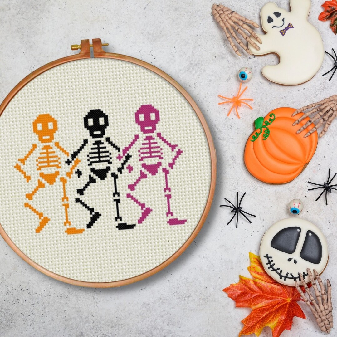 Skele-dancers PDF Cross Stitch Pattern Needlecraft - Instant Download ...