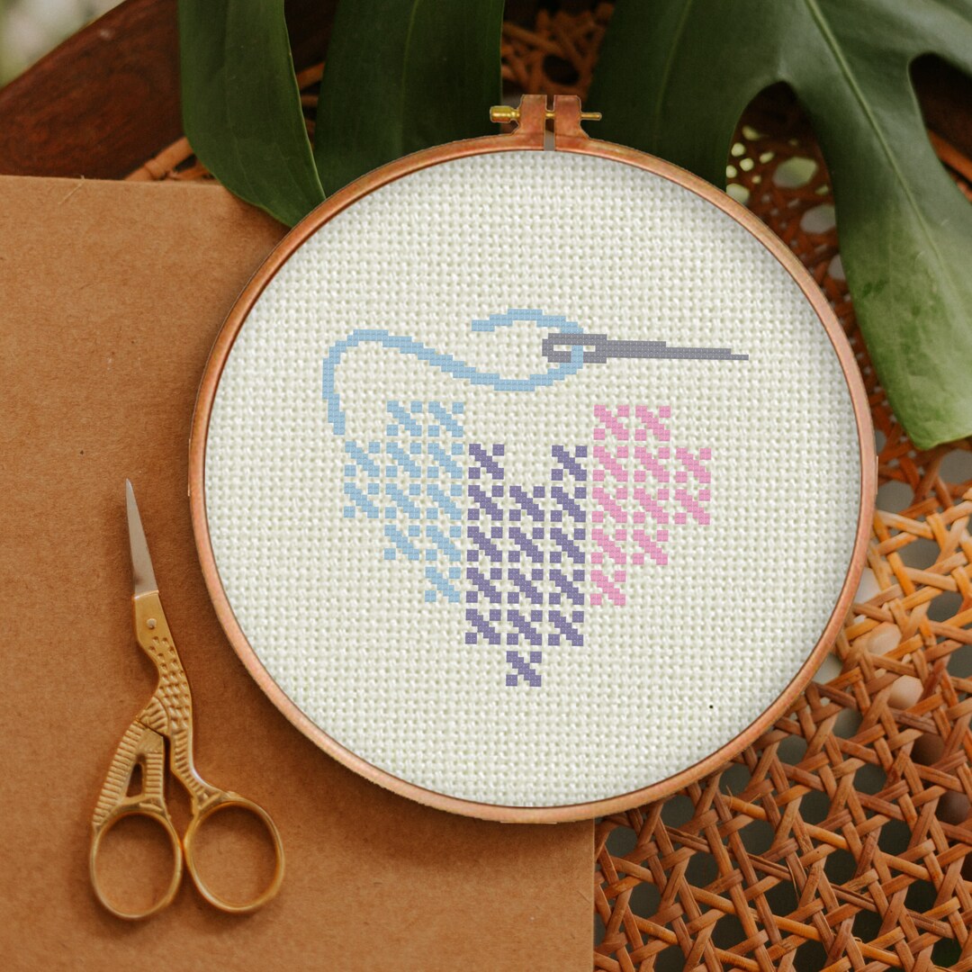 Cross Stitching Needle Counted Cross Stitch Chart, Crafty PDF Pattern ...