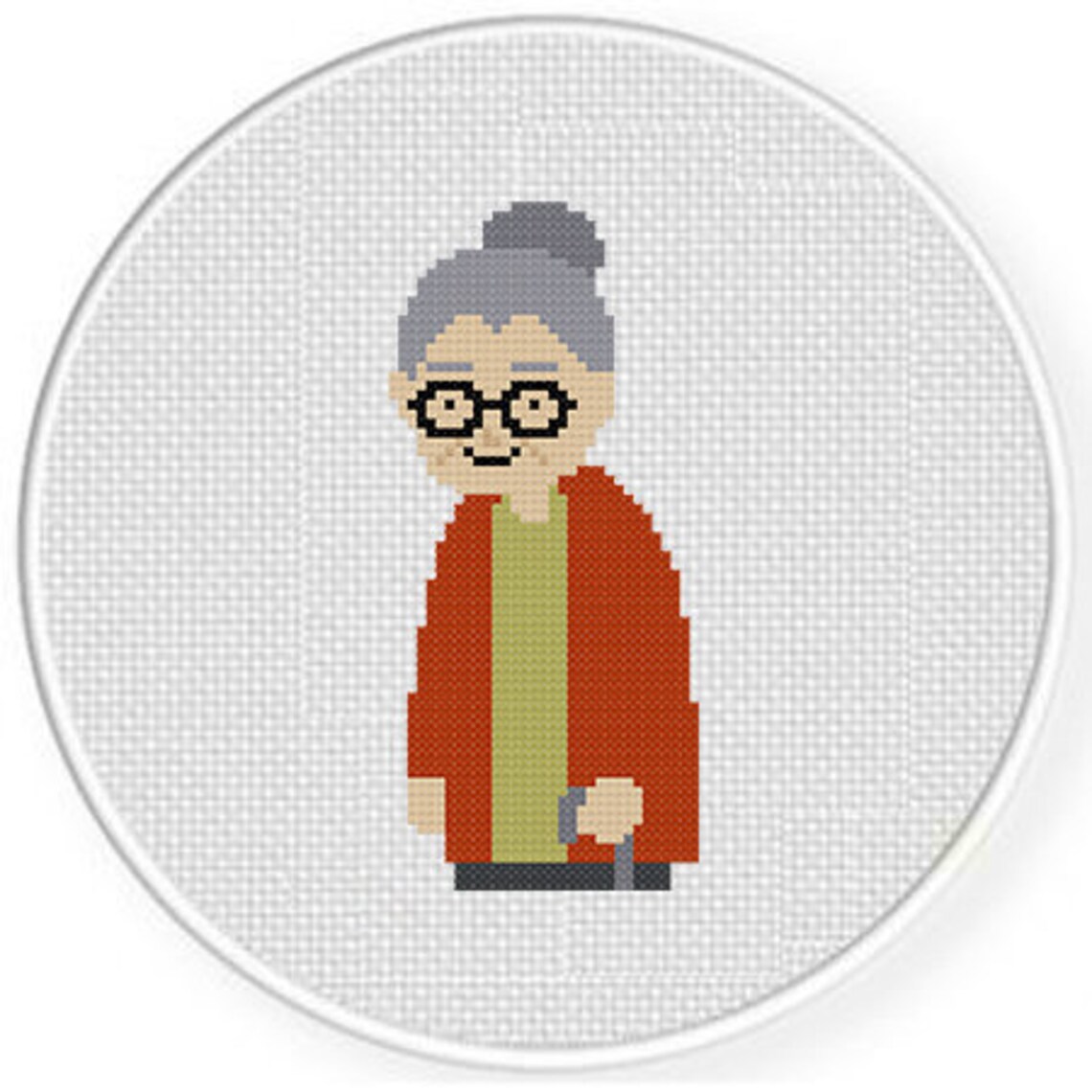 Grandma PDF Cross Stitch Pattern Needlecraft - Instant Download ...