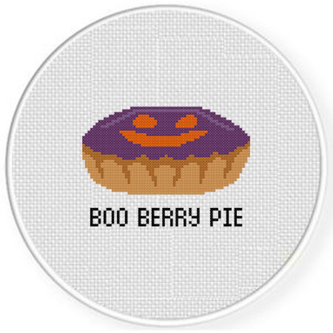 Boo Berry Pie PDF Cross Stitch Pattern Needlecraft - Instant Download ...