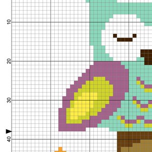 Winking Owl PDF Cross Stitch Pattern Needlecraft - Instant Download ...