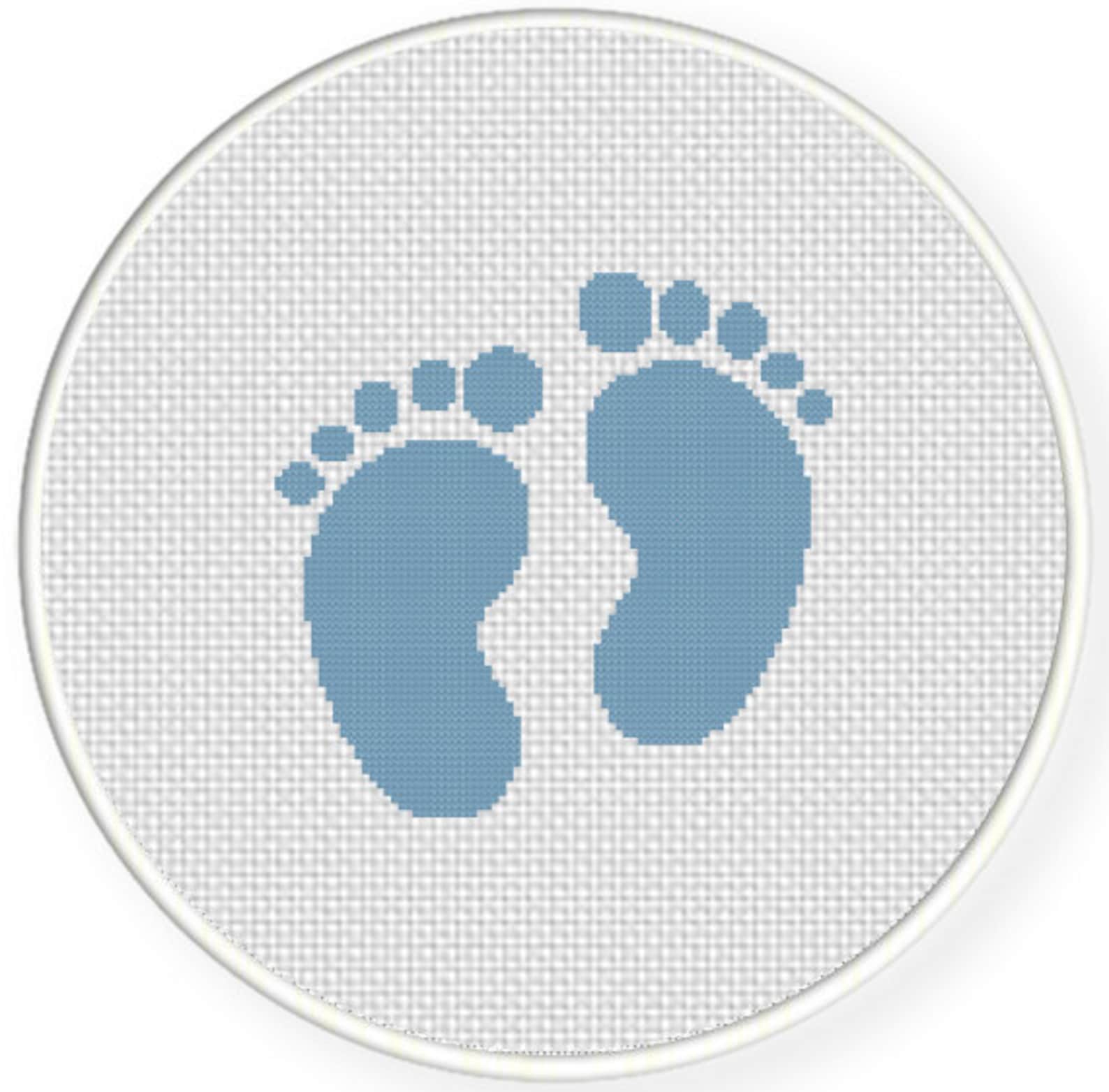 Baby Feet PDF Cross Stitch Pattern Needlecraft - Instant Download ...