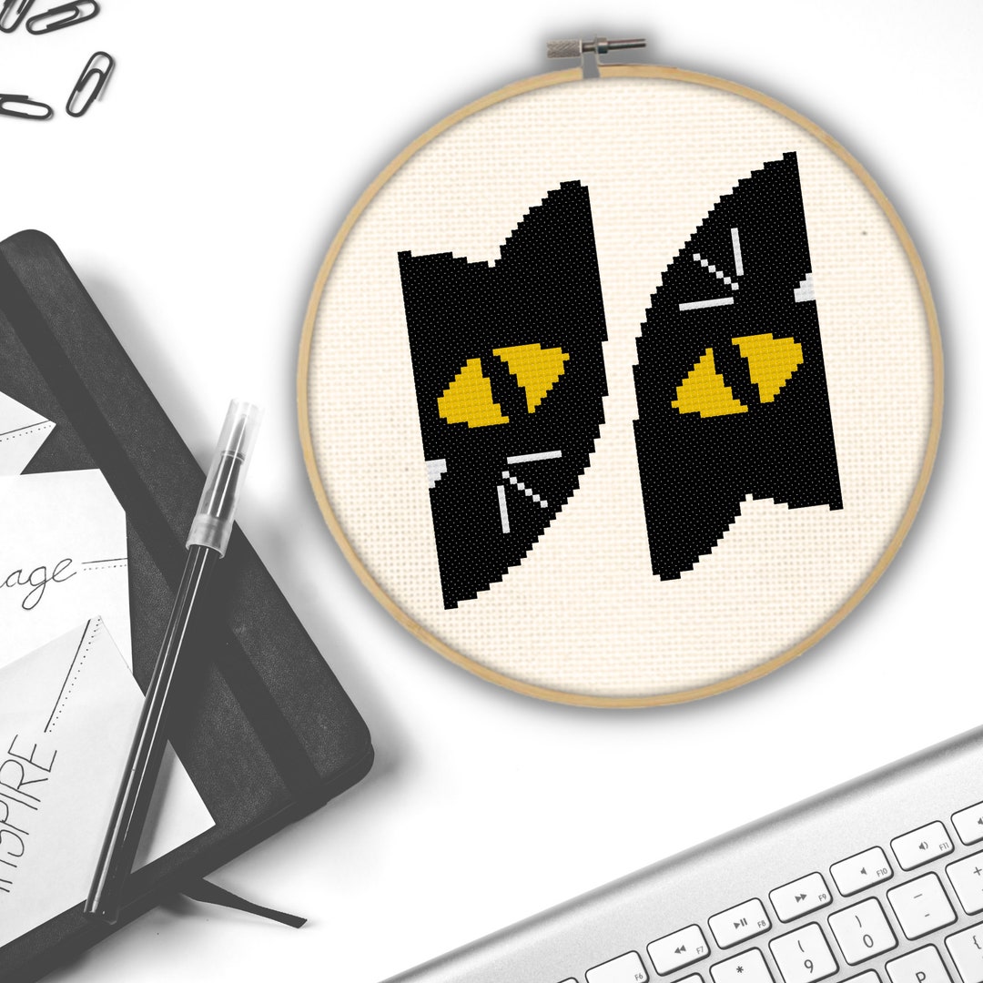 Cat Face PDF Cross Stitch Pattern Needlecraft - Instant Download ...