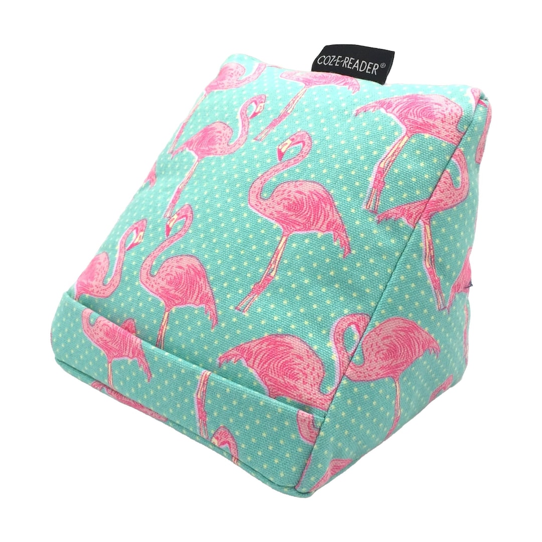 E-reader Pillow Pink Flamingo Kindle Cushion Stand - Etsy UK