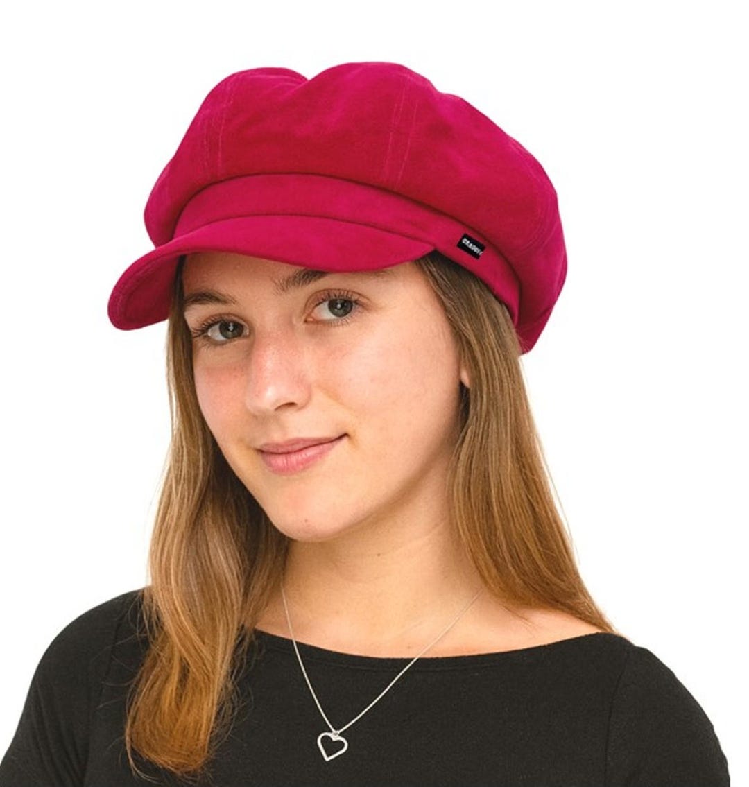 Pink Velvet Baker Boy Hat: CRAGGI Pink Newsboy Cap - Etsy