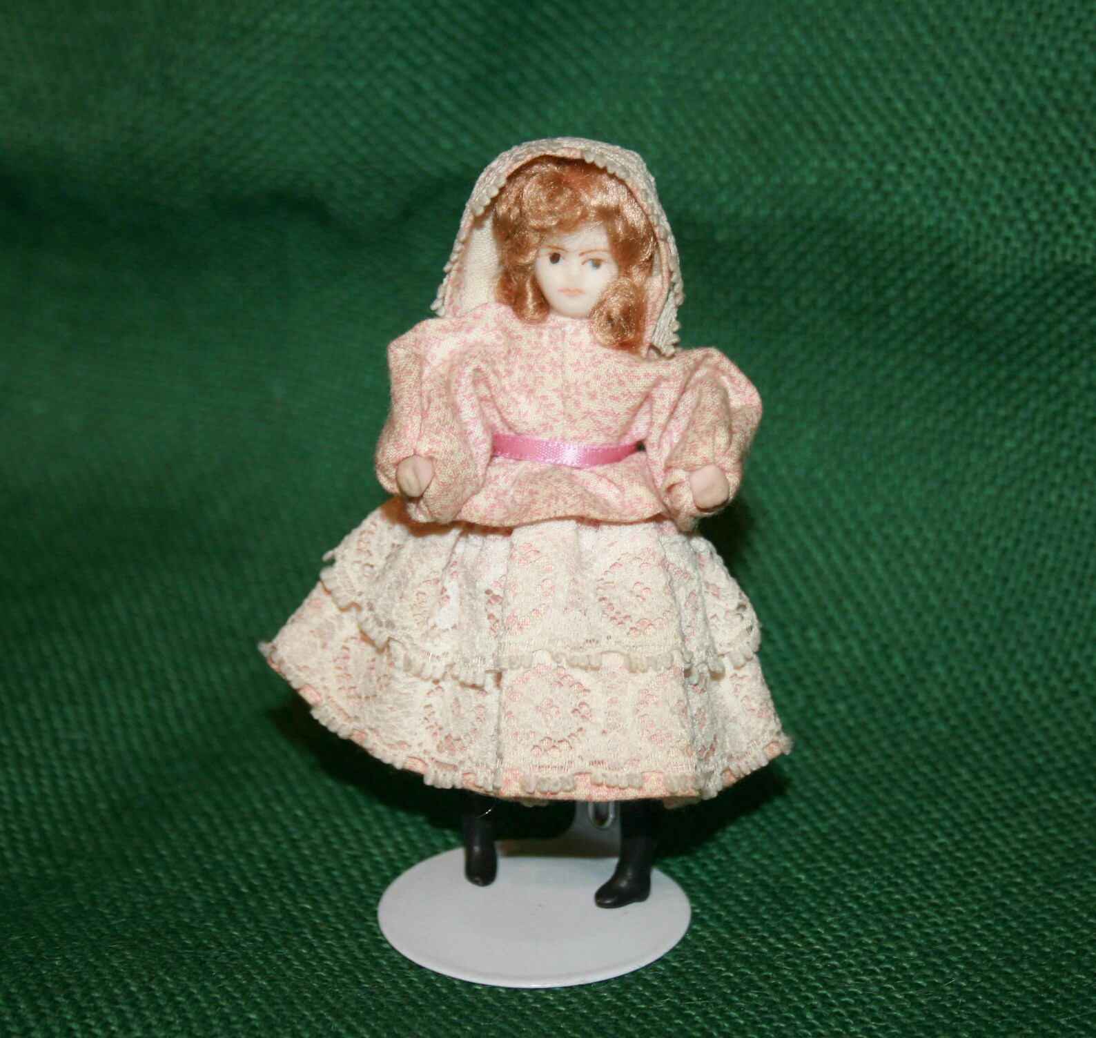 Vintage Old Style Doll -DOLLHOUSE Miniature Dolls- Artisan Handmade ...