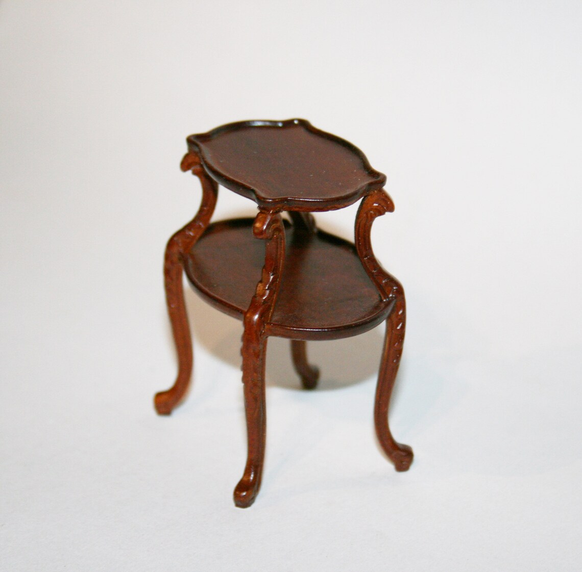 DOLLHOUSE Miniatures Display Table With 2 Shelves - Etsy