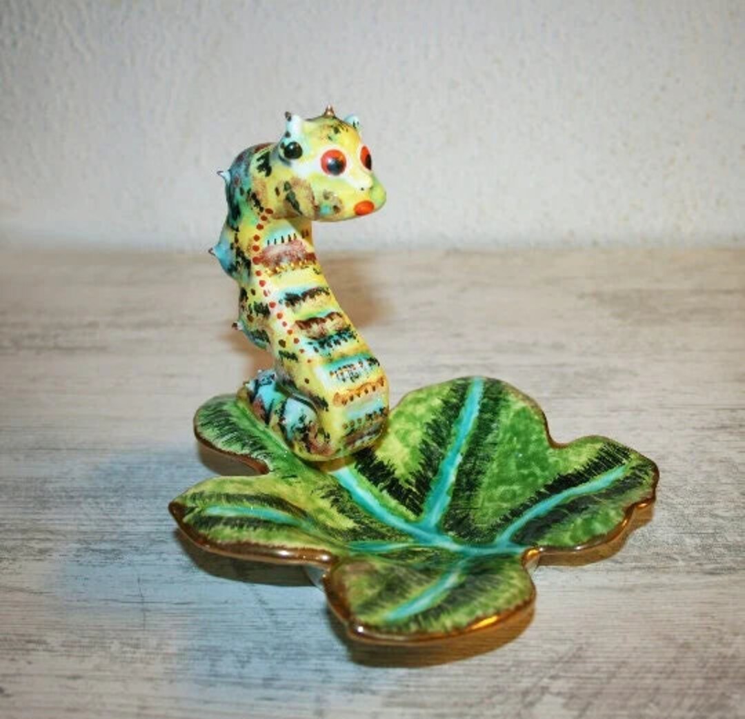 RARE!! Ancient 50s, Decorative Ceramic Caterpillar, Comas Design ...