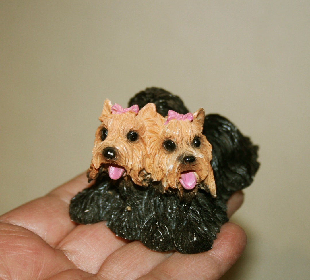 Vintage Resin Dog With Puppy -dollhouse Miniatures - Doll Size - From ...