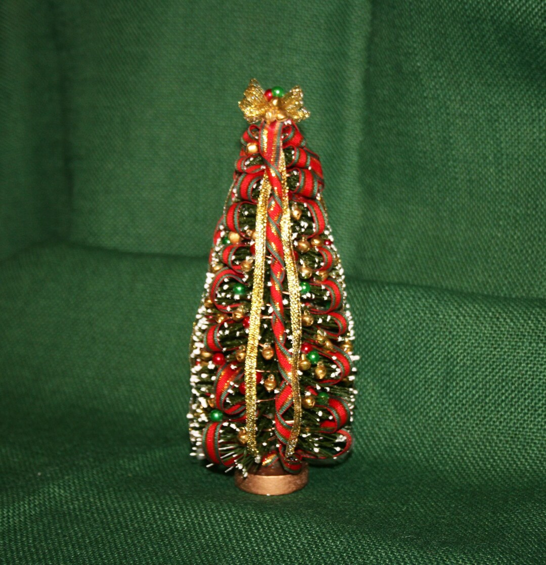 Christmas TREE - DOLLHOUSE MINIATURES - Artisan Handmade Miniature 12th ...