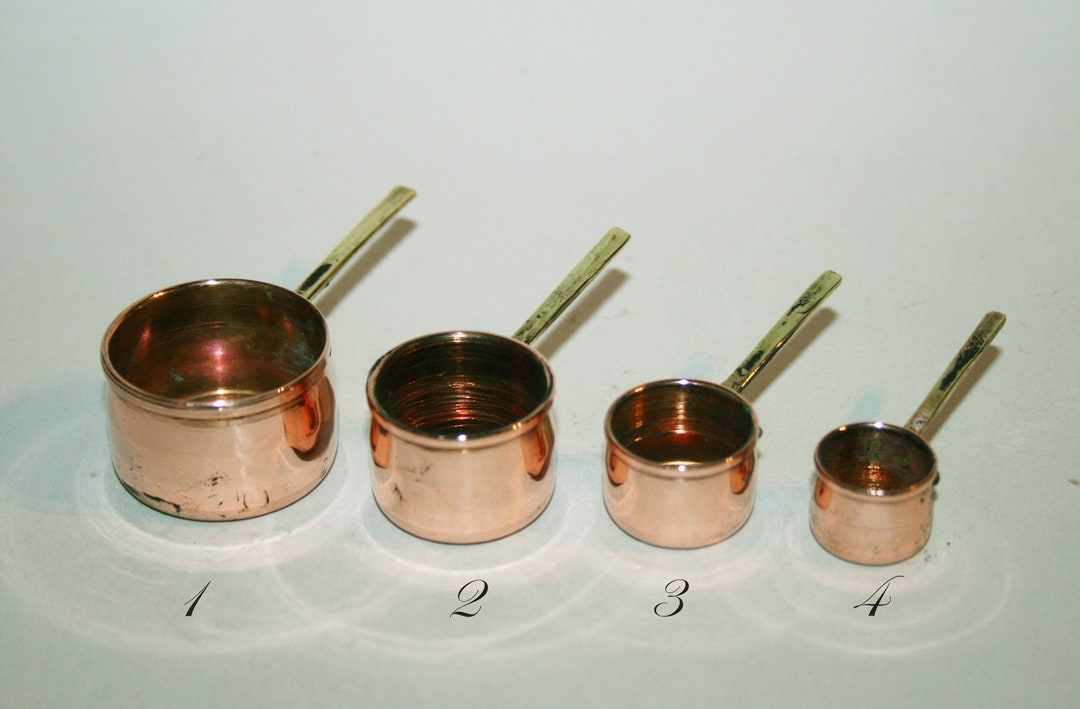 DOLLHOUSE MINIATURES " Copper Pots " Artisan Handmade Miniature in 12th ...