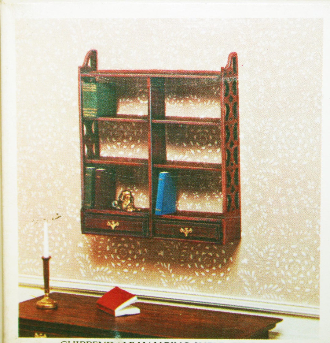 Chippendale Hanging Shelf, Kit by House of Miniatures -dollhouse ...