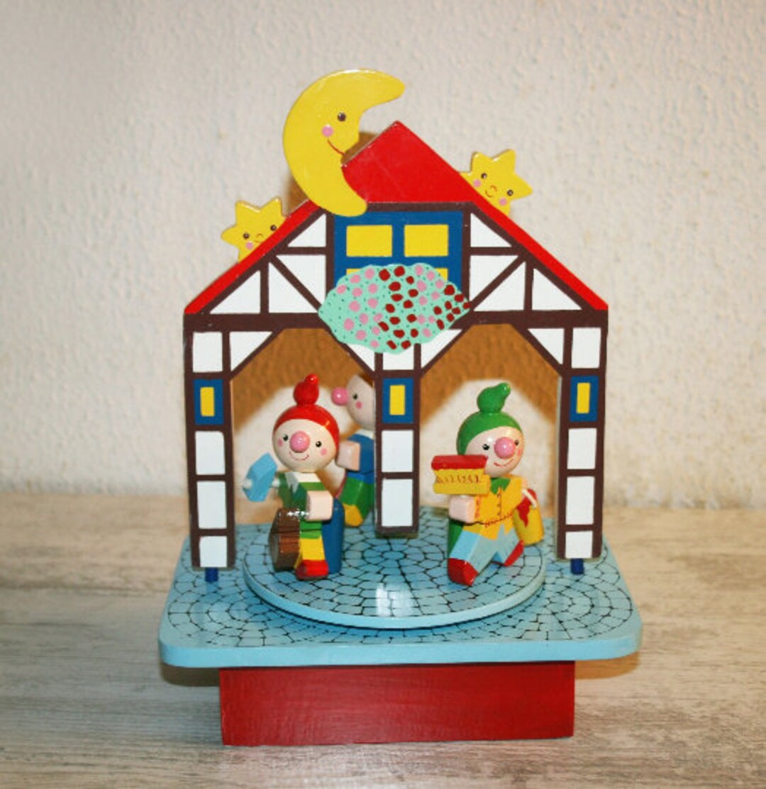 Vintage Sevi Music Box, in Wood, Original Box, 70s/ 80s, Old Carillon ...