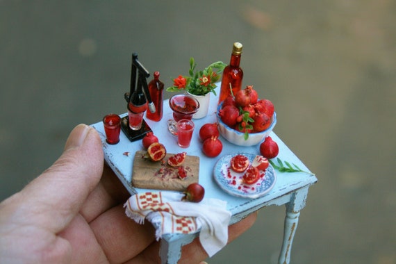 Art & Collectibles dollhouse miniatures miniature pomegranates ...
