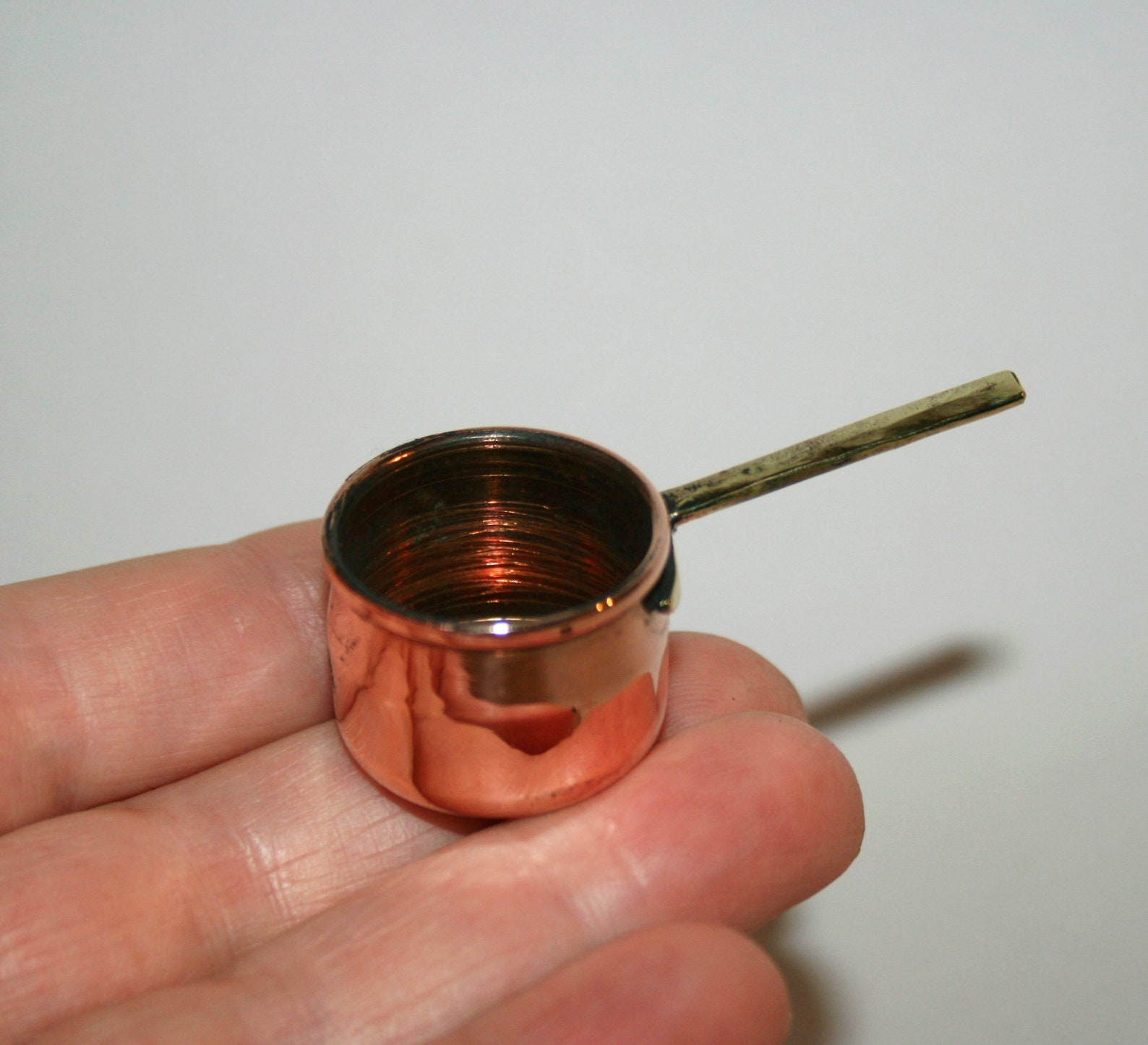 DOLLHOUSE MINIATURES copper Pots artisan - Etsy