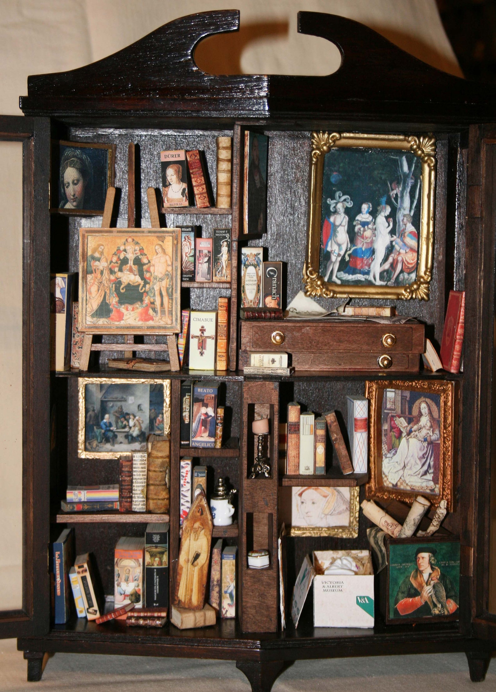 Unique and Beautiful Precious LIBRARY/ Paper Art Books /miniature ...