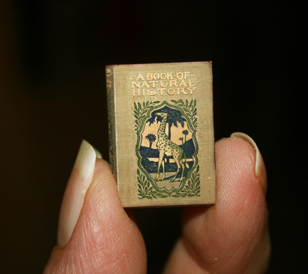 Old Style Book, V82 -DOLLHOUSE Miniatures - Artisan Handmade Miniature ...