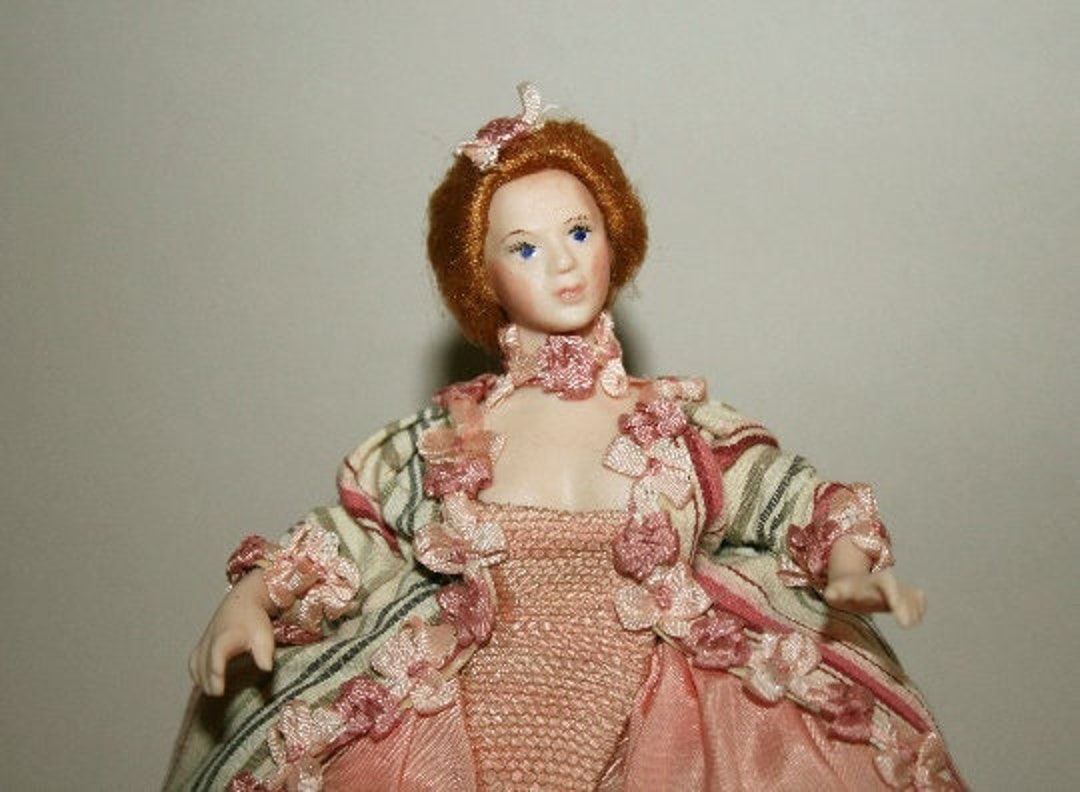 Beautiful, Young Lady Doll - DOLLHOUSE MINIATURES - Artisan Handmade ...
