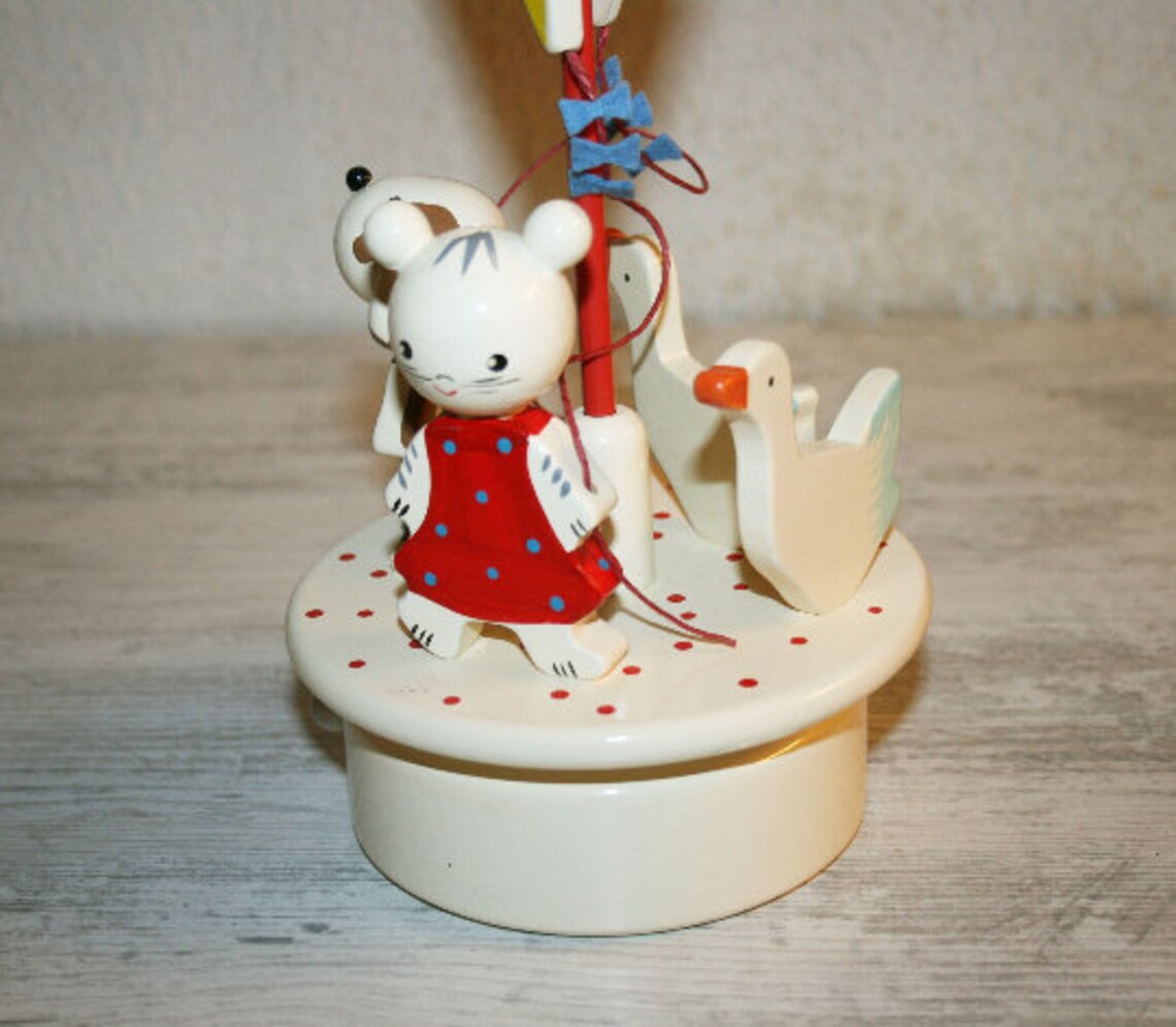 Sevi Music Box Vintage in Wood, Original Box, 70s/ 80s, Old Carillon ...