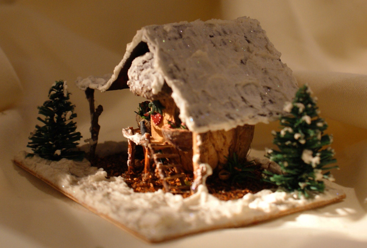 DOLLHOUSE MINIATURES Walnut Shell House Artisan - Etsy