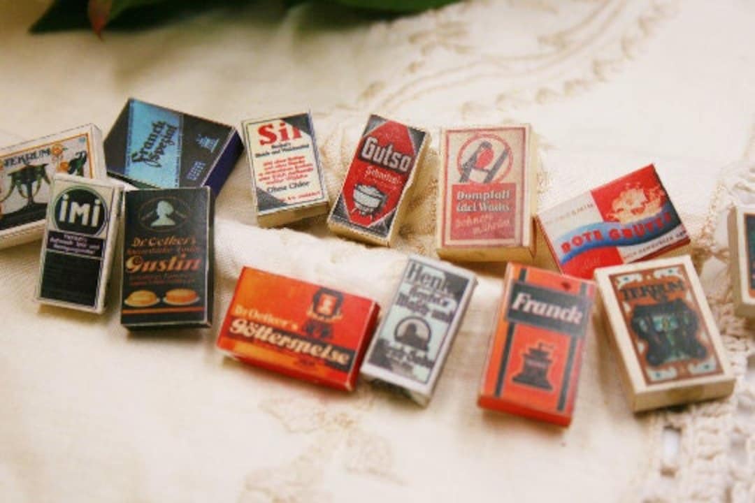 Dollhouse Miniatures " Bodo Hennig, Food Boxes " Artisan Handmade ...